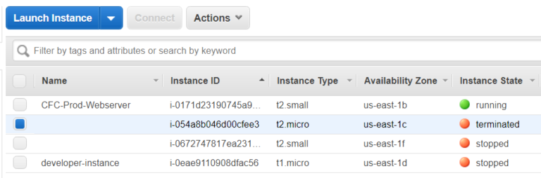 Delete EC2 Instance - AWS Tutorials
