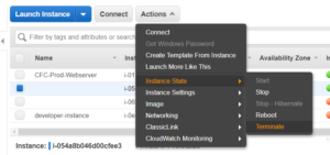 Delete EC2 Instance - AWS Tutorials